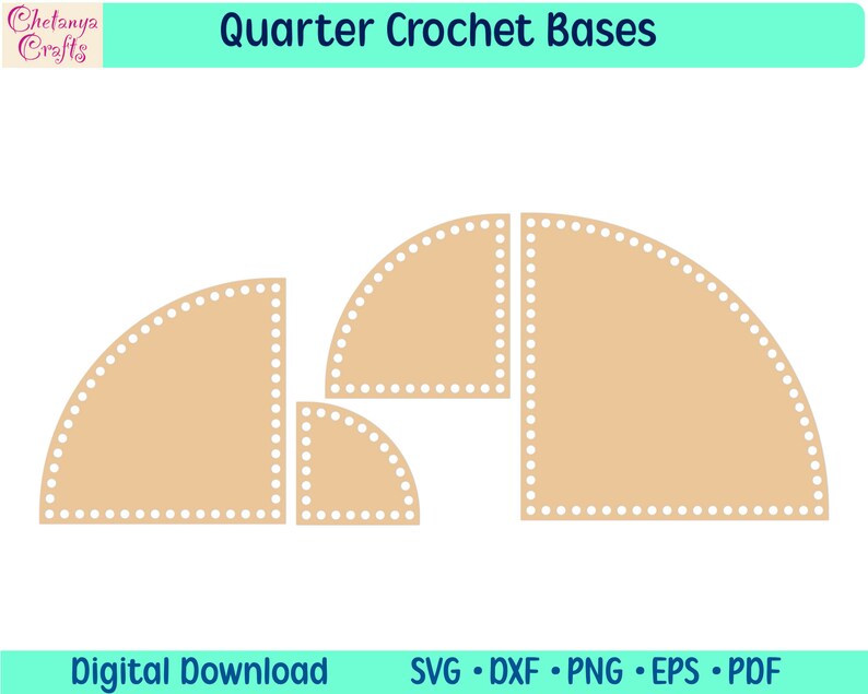 Crochet Bag Base,quarter Shape Bottoms for Crochet Baskets, DIY Bag ...