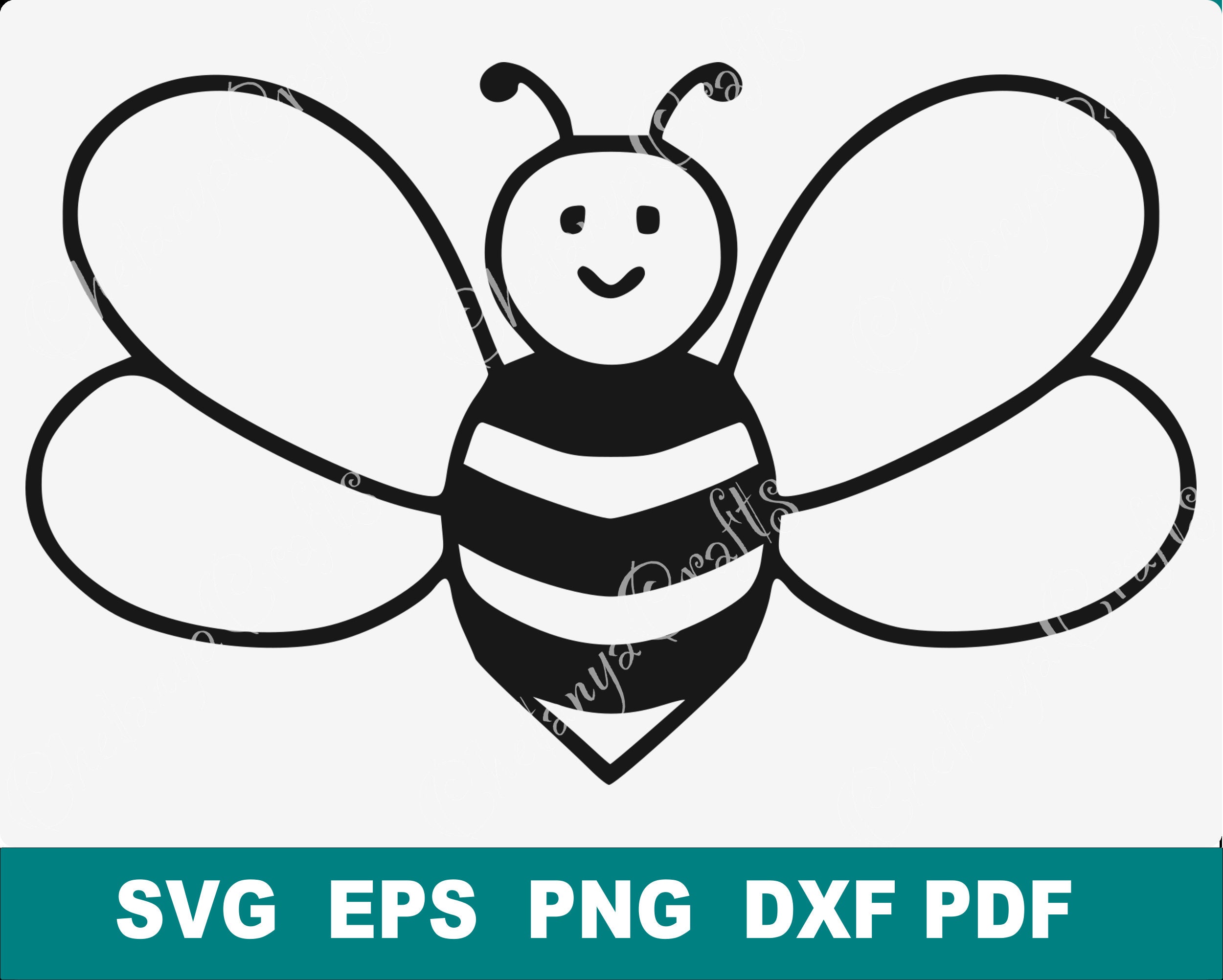 Flying Bee SVG Cut Filebee Svgcute Bee Svgqueen Bee | Etsy