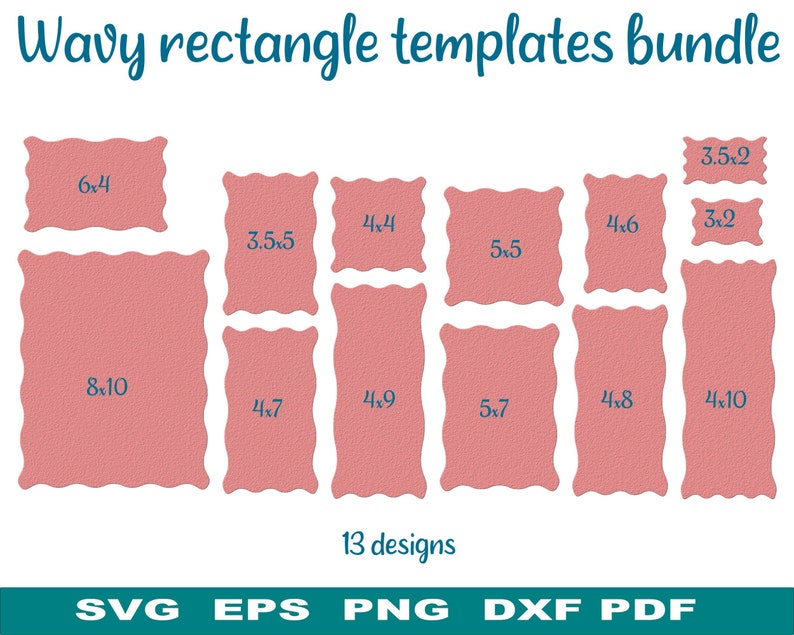 Bundle SVG invitation vague, svg vague, fichier coupé invitation vague ...