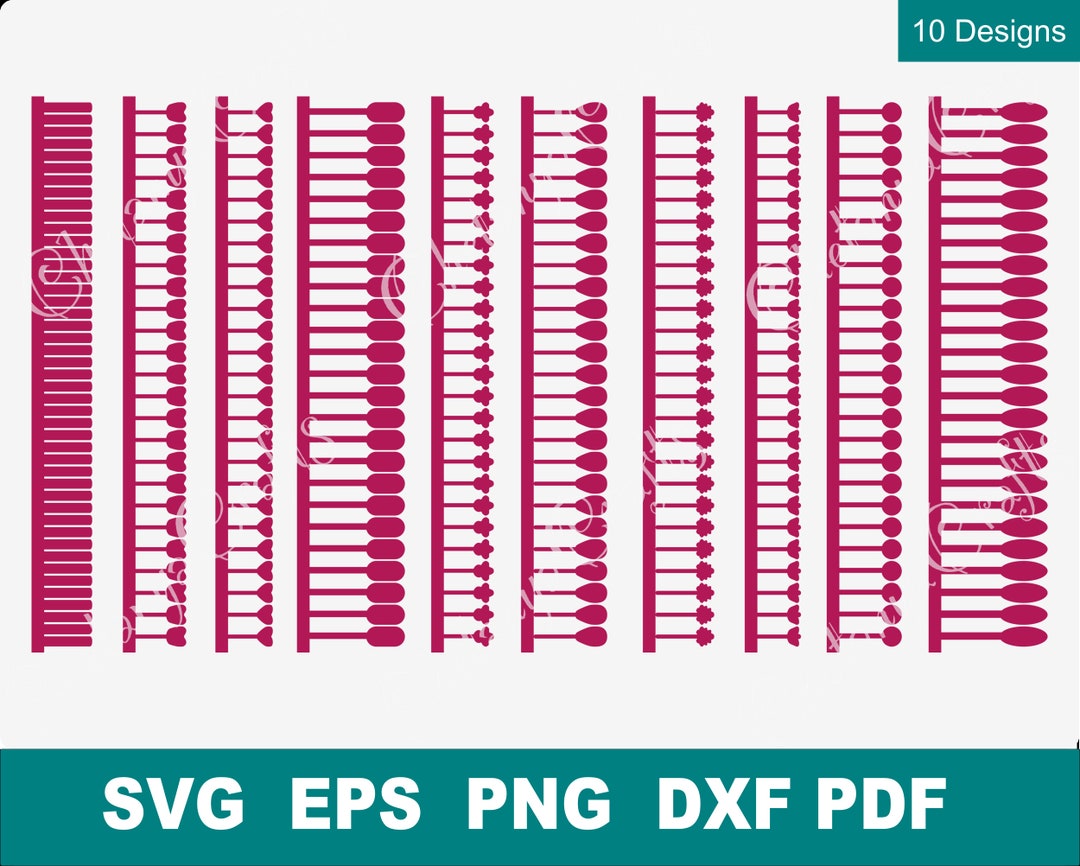 Pompom Paper Flower SVG Template,rolled Fringe Stamen Paper Flower ...