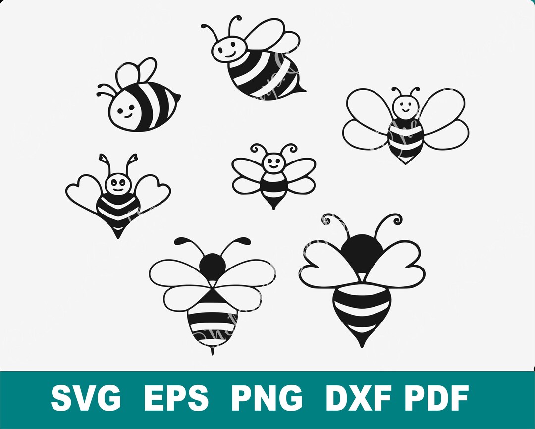 Flying Bee SVG Cut File,bee Svg,cute Bee Svg,queen Bee Svg,cute Bee ...