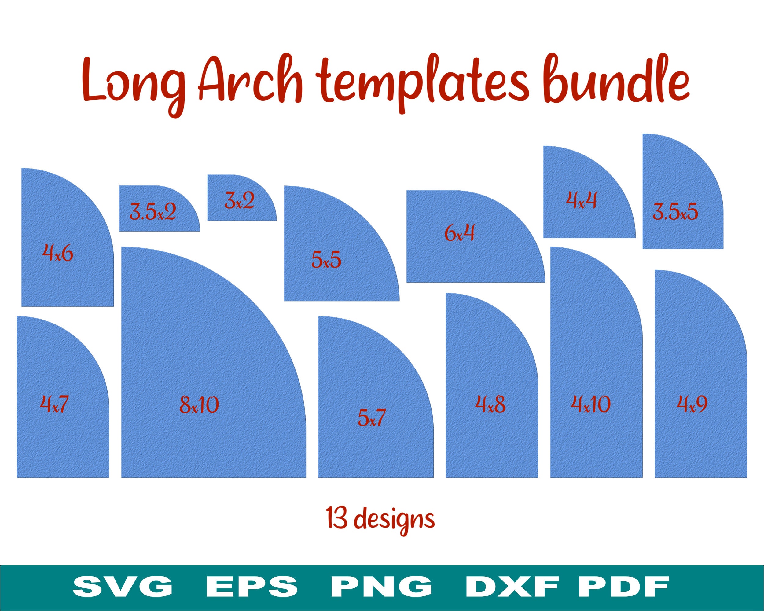 Long Half Arch Svglong Arch Cut Fileoval Half Arch - Etsy Australia