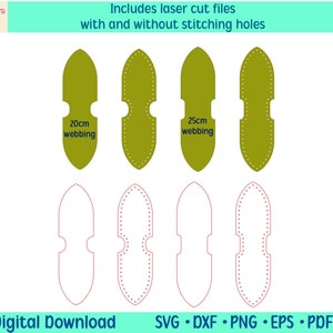 Strap Connector Tab,bag Strap Anchors Svg,webbing Bag Connectors ...