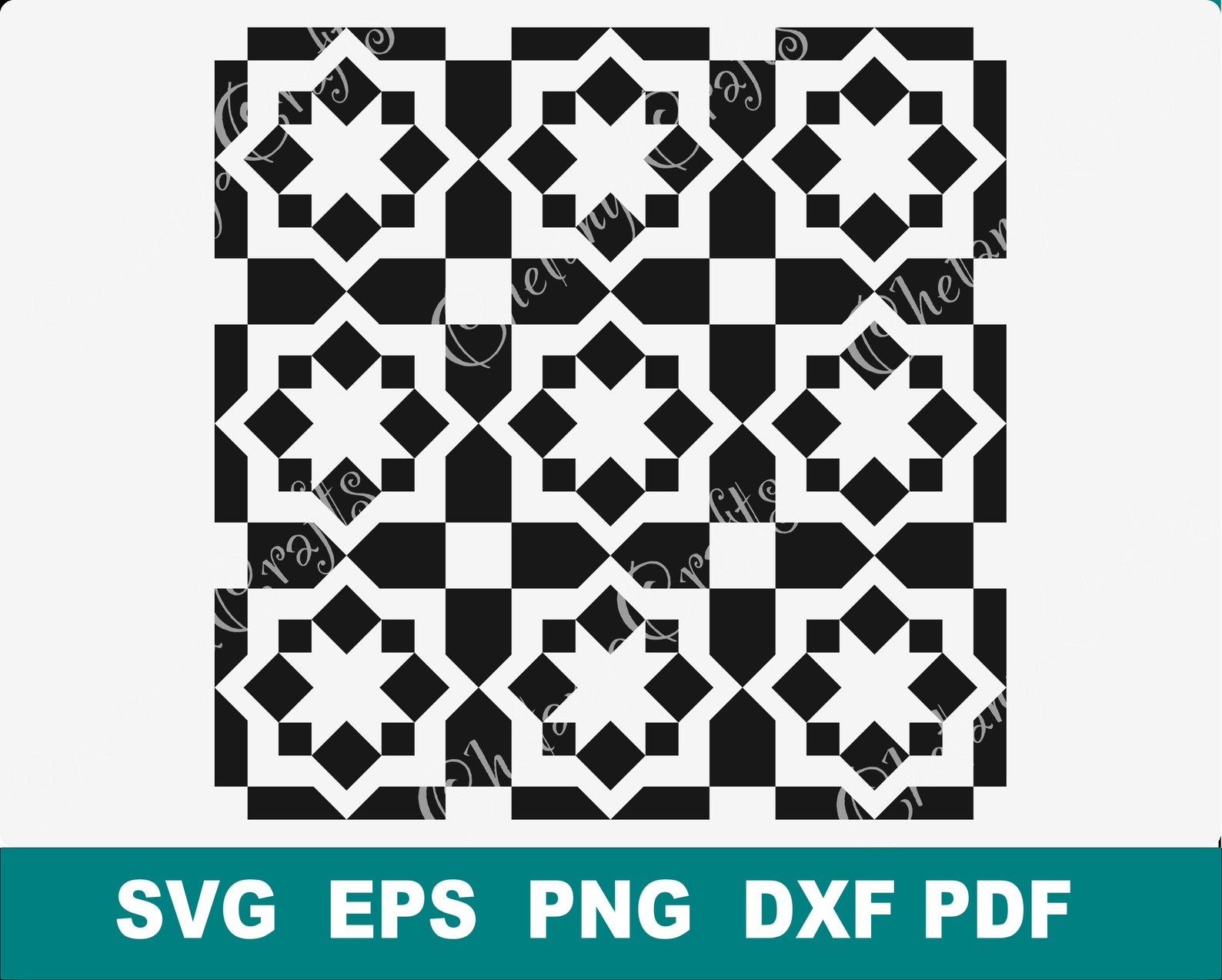 Seamless patterns svg bundle repetitive design decorative | Etsy