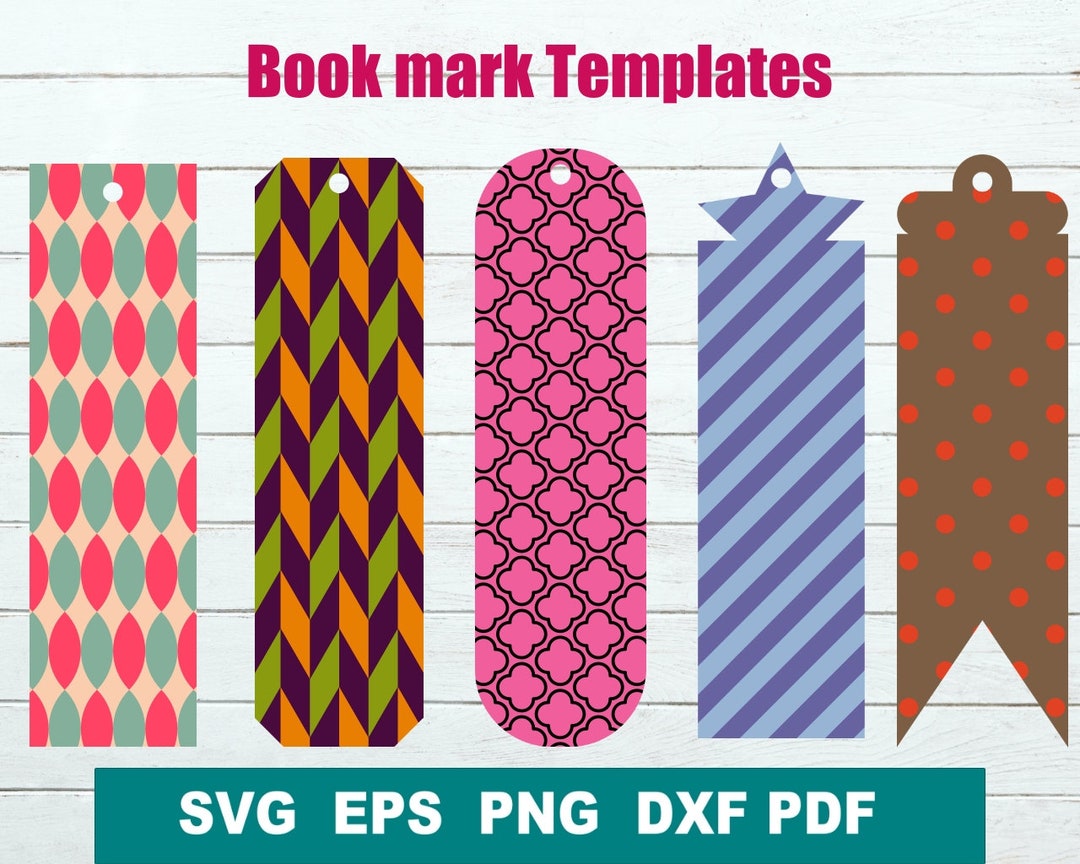 Book Mark Svg, Bookmark Svg Bundle, Instant Download, Commercial Use ...