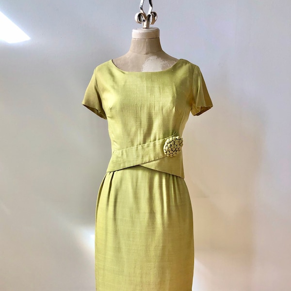 Chartreuse Dress - Etsy