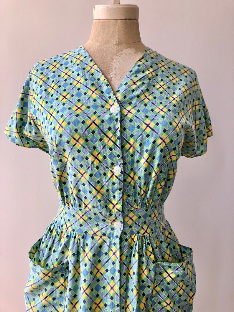Vintage 1930s 1940s Cotton Feed Sack Blouse Chore Top - Etsy