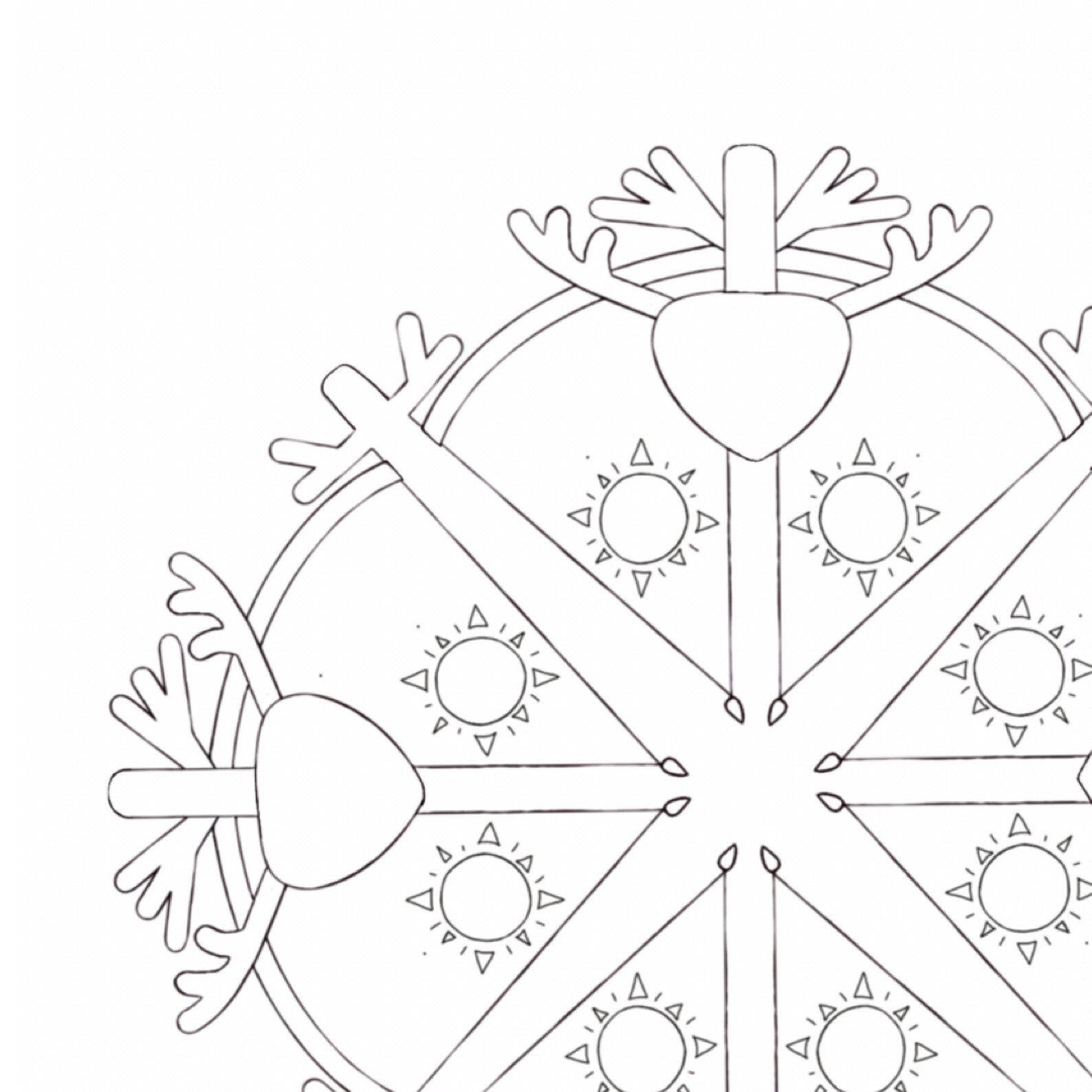 12 Coloring Pages of Yule Winter Solstice Coloring and - Etsy