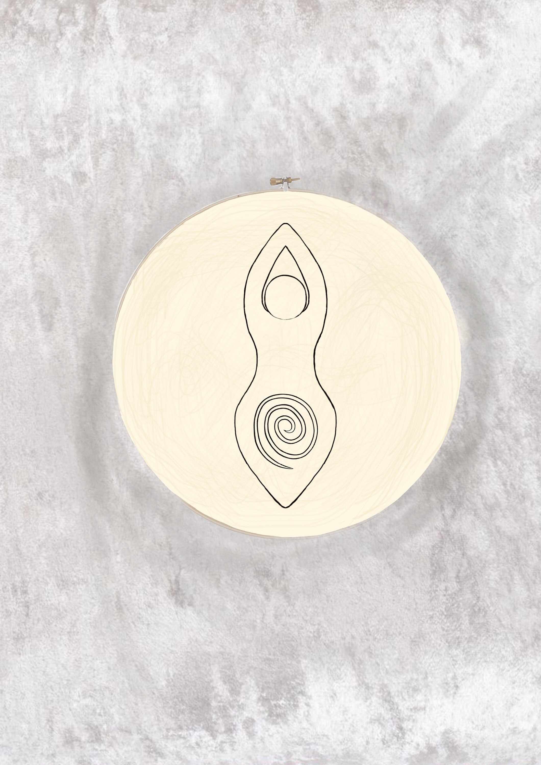 Pattern Only, Spiral Goddess Embroidery Pattern - Etsy