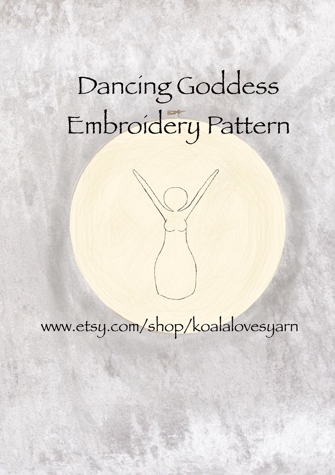 Pattern Only Dancing Goddess Embroidery Pattern - Etsy