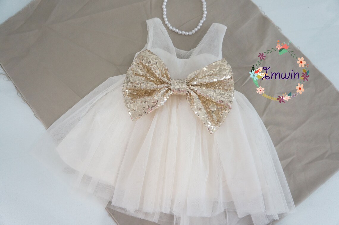 Flower Girl Dress Graduation Dress Wedding Party Dress Ivory | Etsy