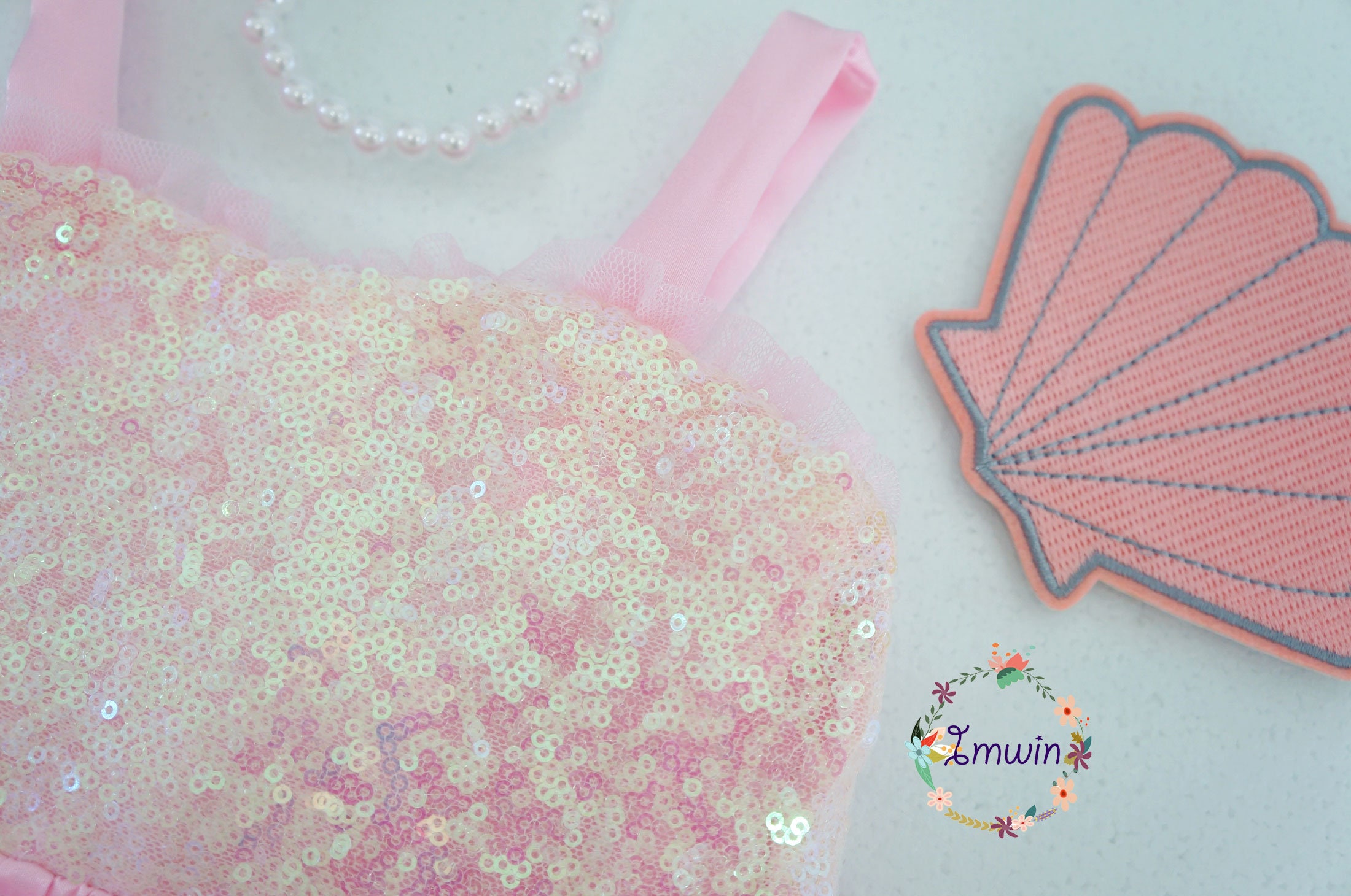 Mermaid top Sequin tank top Girl mermaid costume Girls crop | Etsy