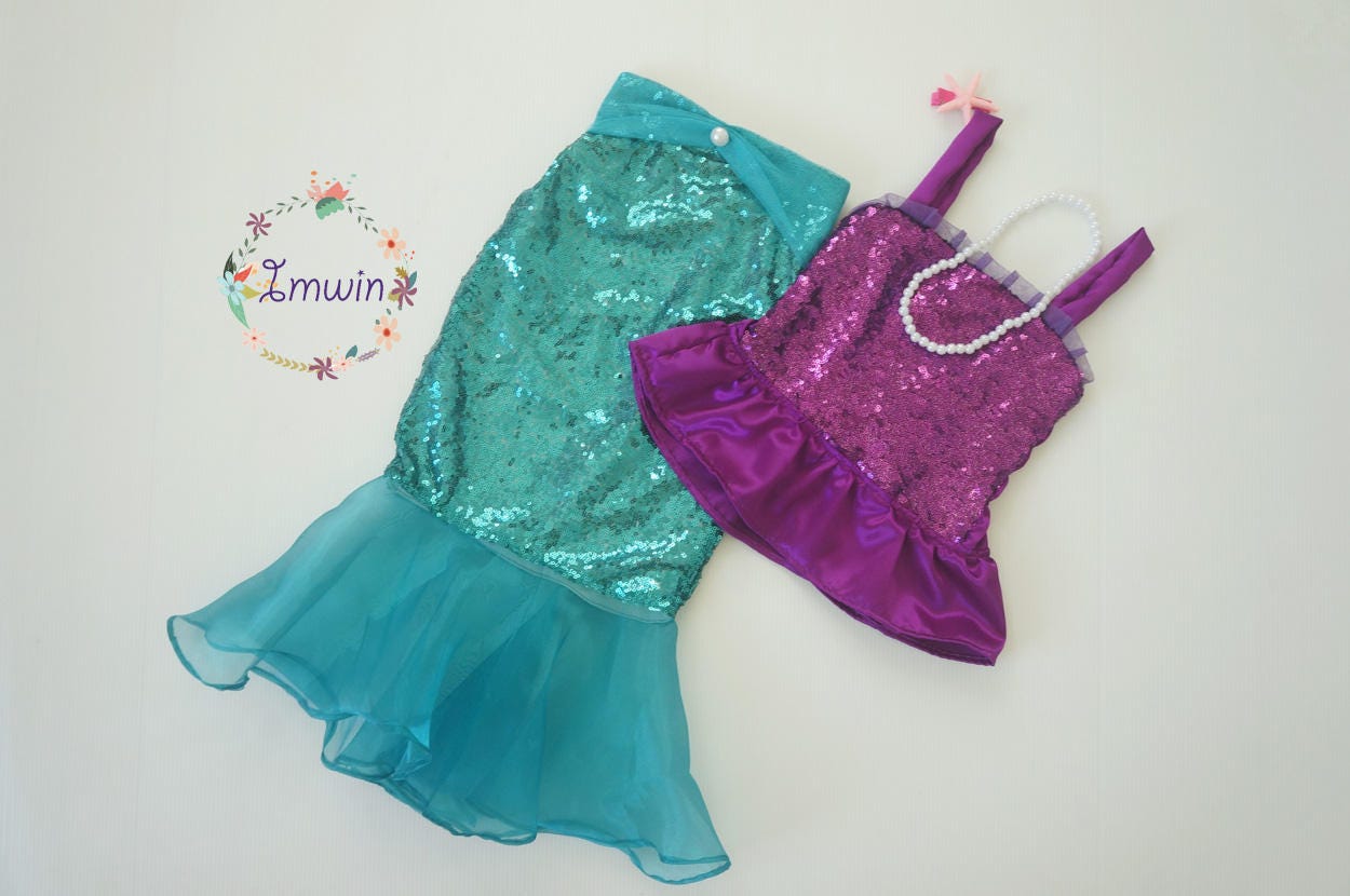 Girls Mermaid Outfit Mermaid Birthday Outfit Mermaid Costume - Etsy
