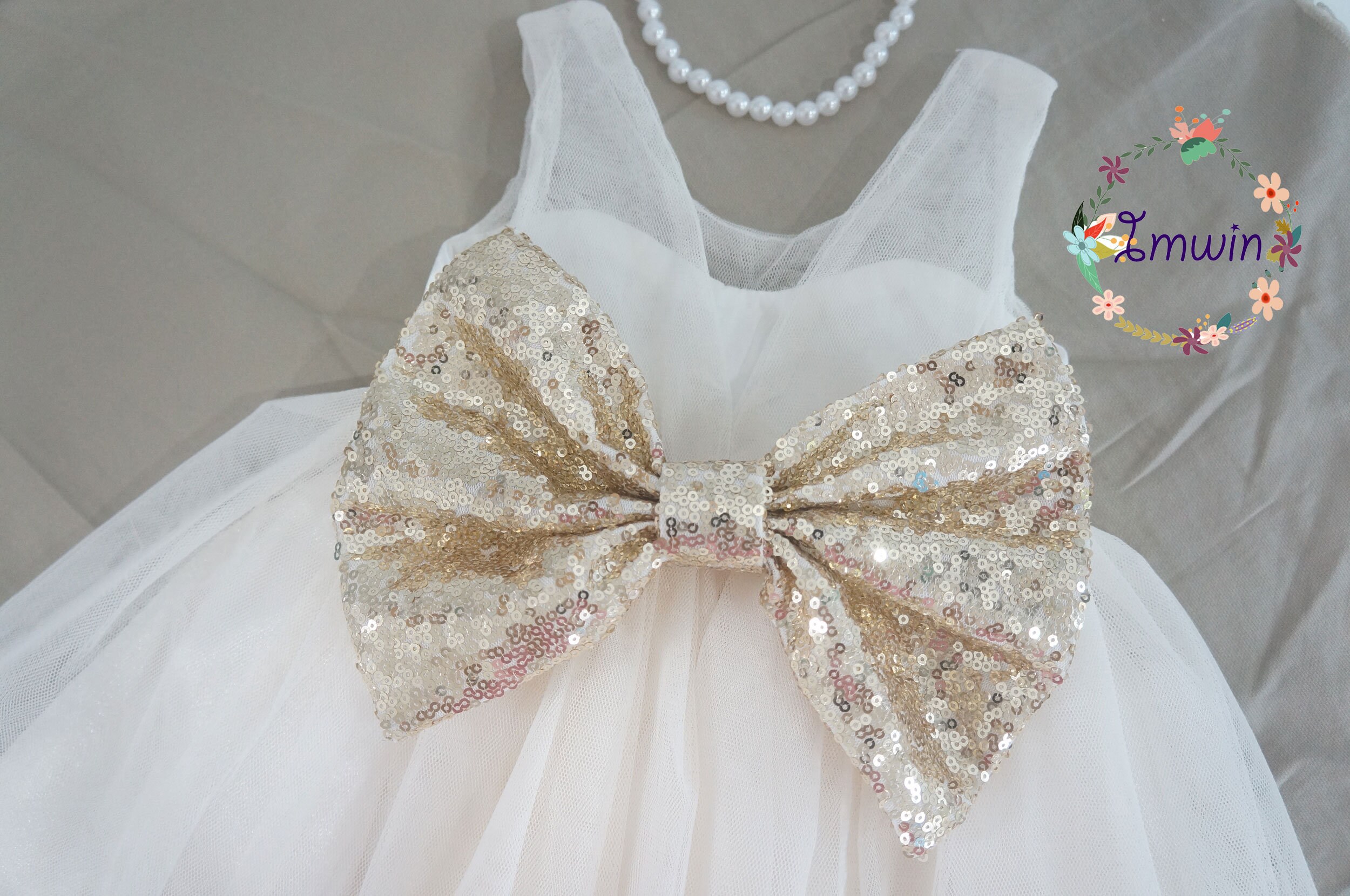 Flower Girl Dress Graduation Dress Wedding Party Dress Ivory | Etsy