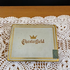 Vintage Chesterfield Cigarettes Metal Box, Advertising Piece, - Etsy