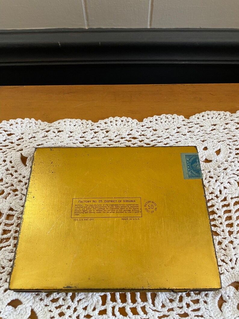 Vintage Chesterfield Cigarettes Metal Box, Advertising Piece, - Etsy