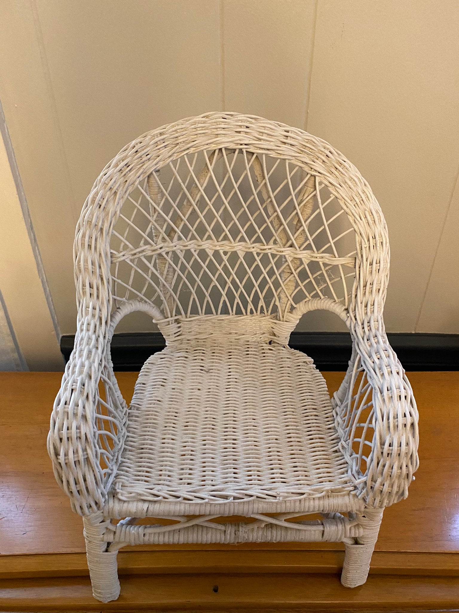 Vintage Wicker Plant Chair - Etsy