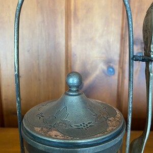 Antique Simpson Hall Miller Pickle Castor, Benedict Fork, 1866-1897 ...