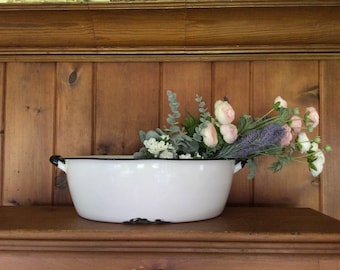 Enamel Wash Basin | Etsy