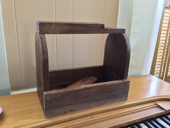 Primitive Handmade Wooden Shoe Shine Box | Etsy
