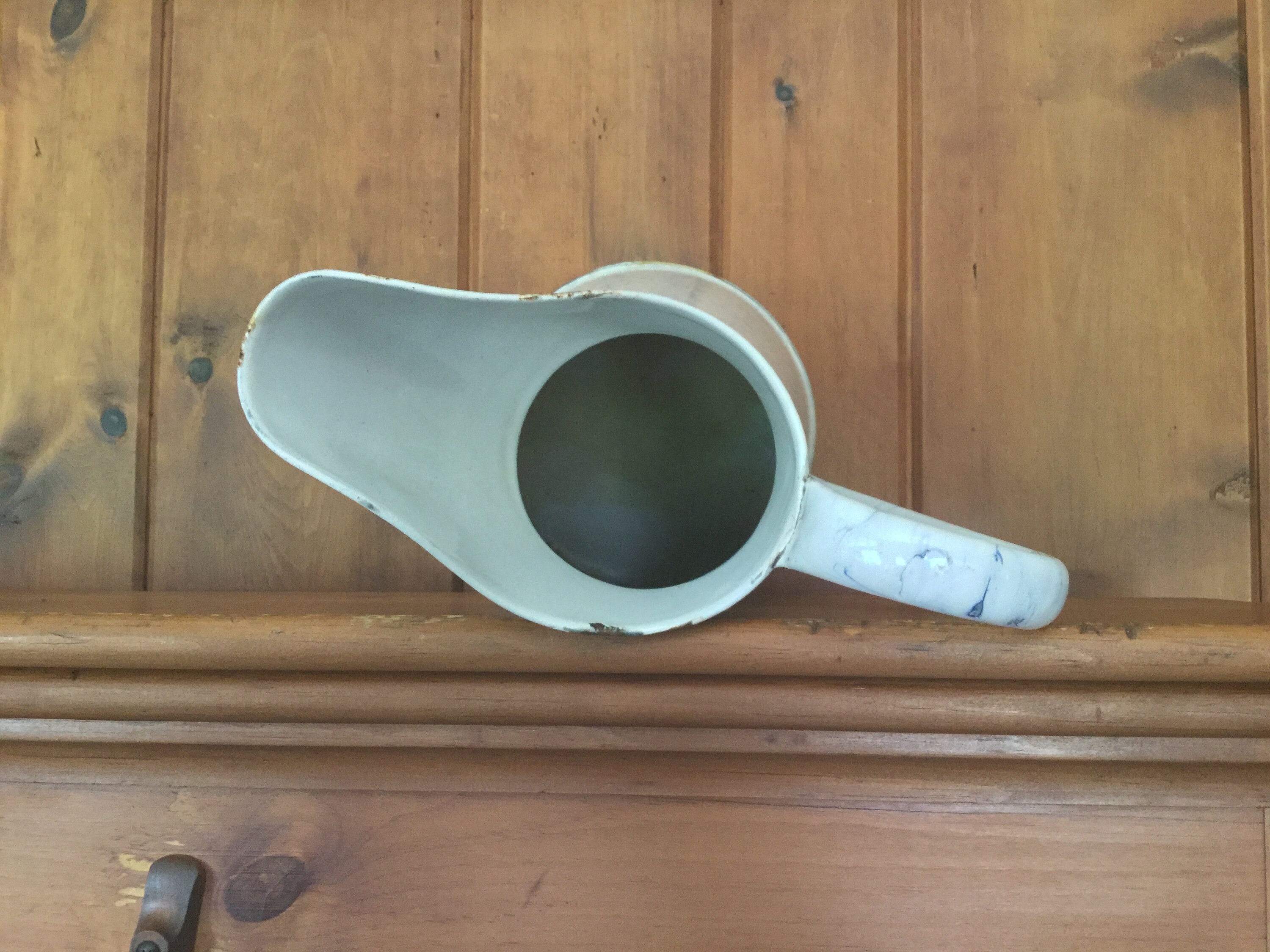 Large French Enamel Pitcher French Enamel Body Pitcher Bath - Etsy