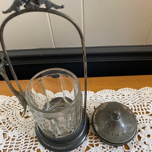 Antique Simpson Hall Miller Pickle Castor, Benedict Fork, 1866-1897 ...