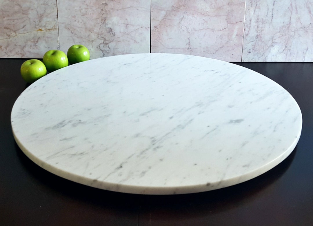 Marble lazy susan large store