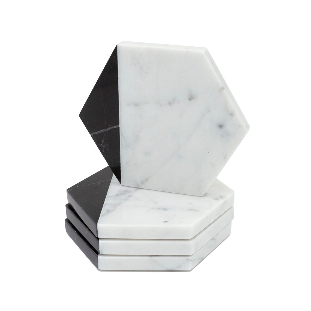 Marble Coasters Set of 2, 4, 6 and 8 - Etsy