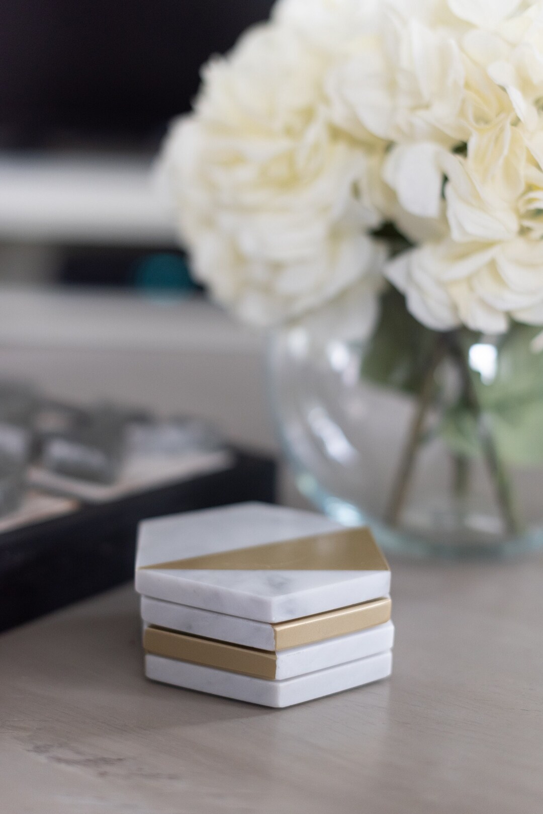 Coasters Gold, Marble Coasters Gold, Marble and Gold, Modern Coasters ...