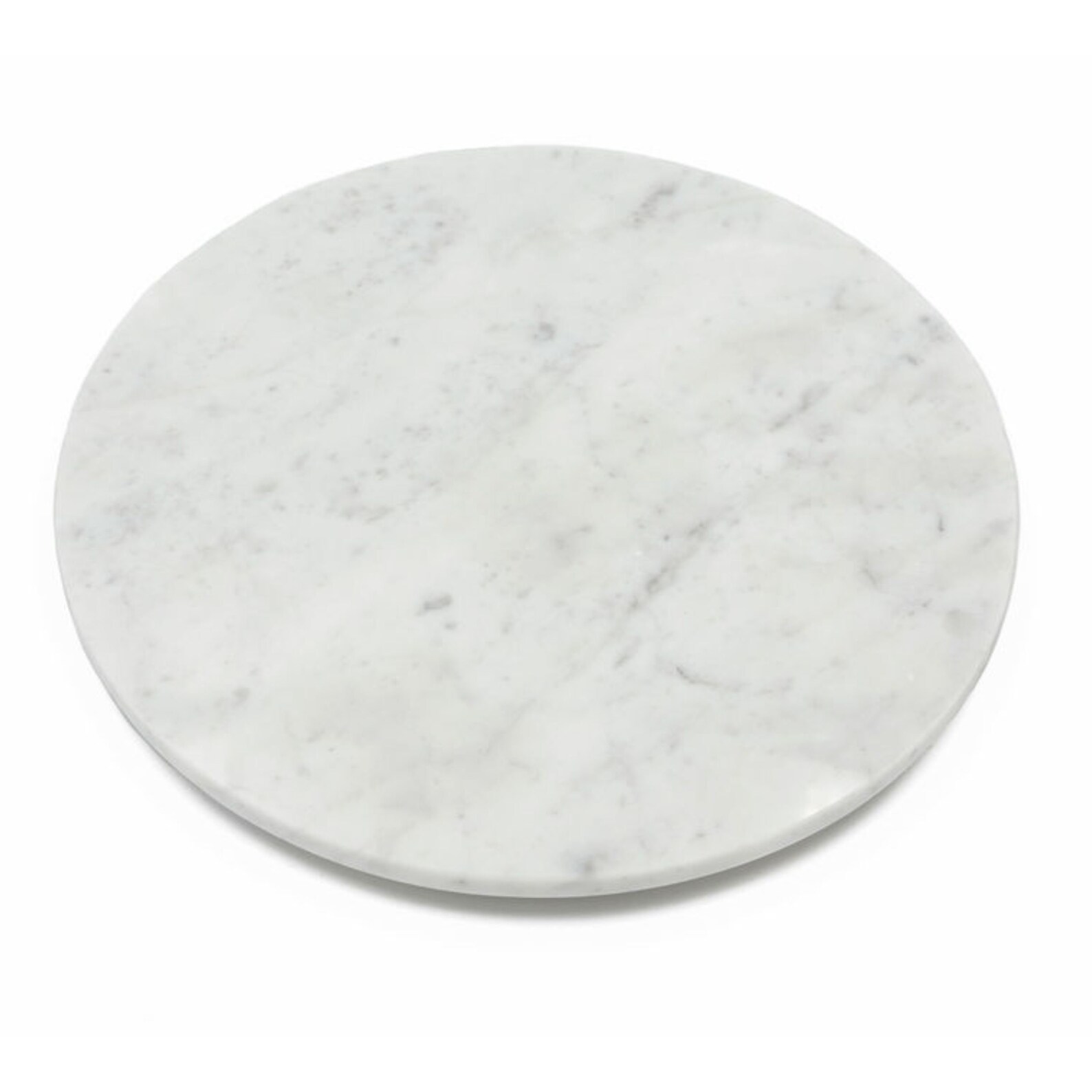 Small Round Carrara Marble Serving Tray White Tray for - Etsy