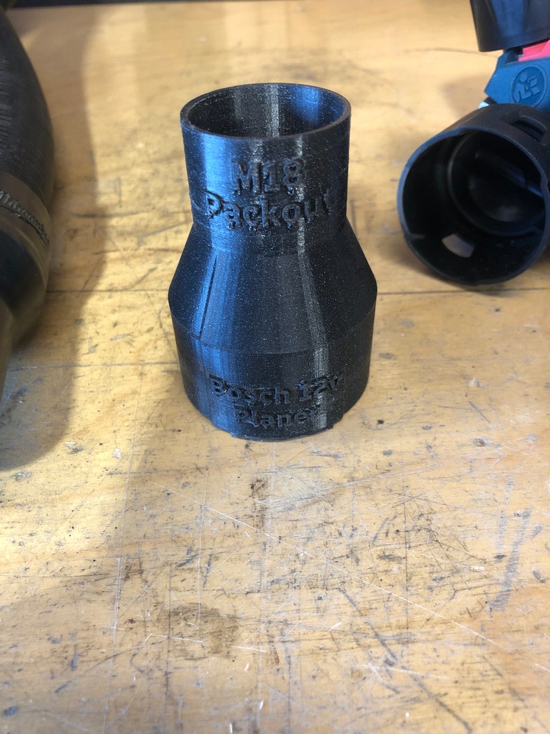 Milwaukee M18 Packout Vacuum to Bosch 12v Planer Adapter - Etsy