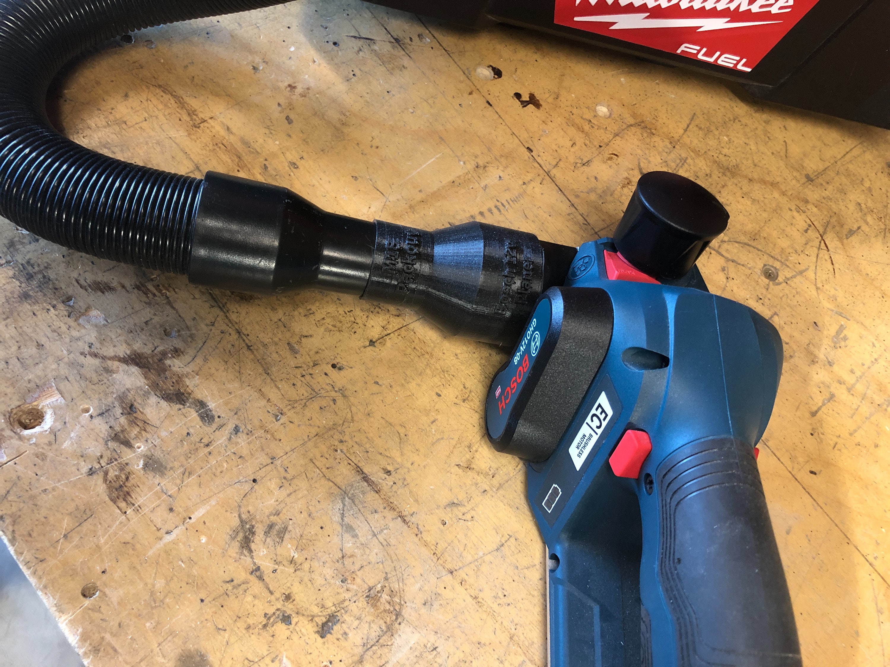 Milwaukee M18 Packout Vacuum to Bosch 12v Planer Adapter - Etsy