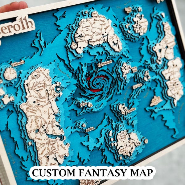 Fictional Maps - Etsy
