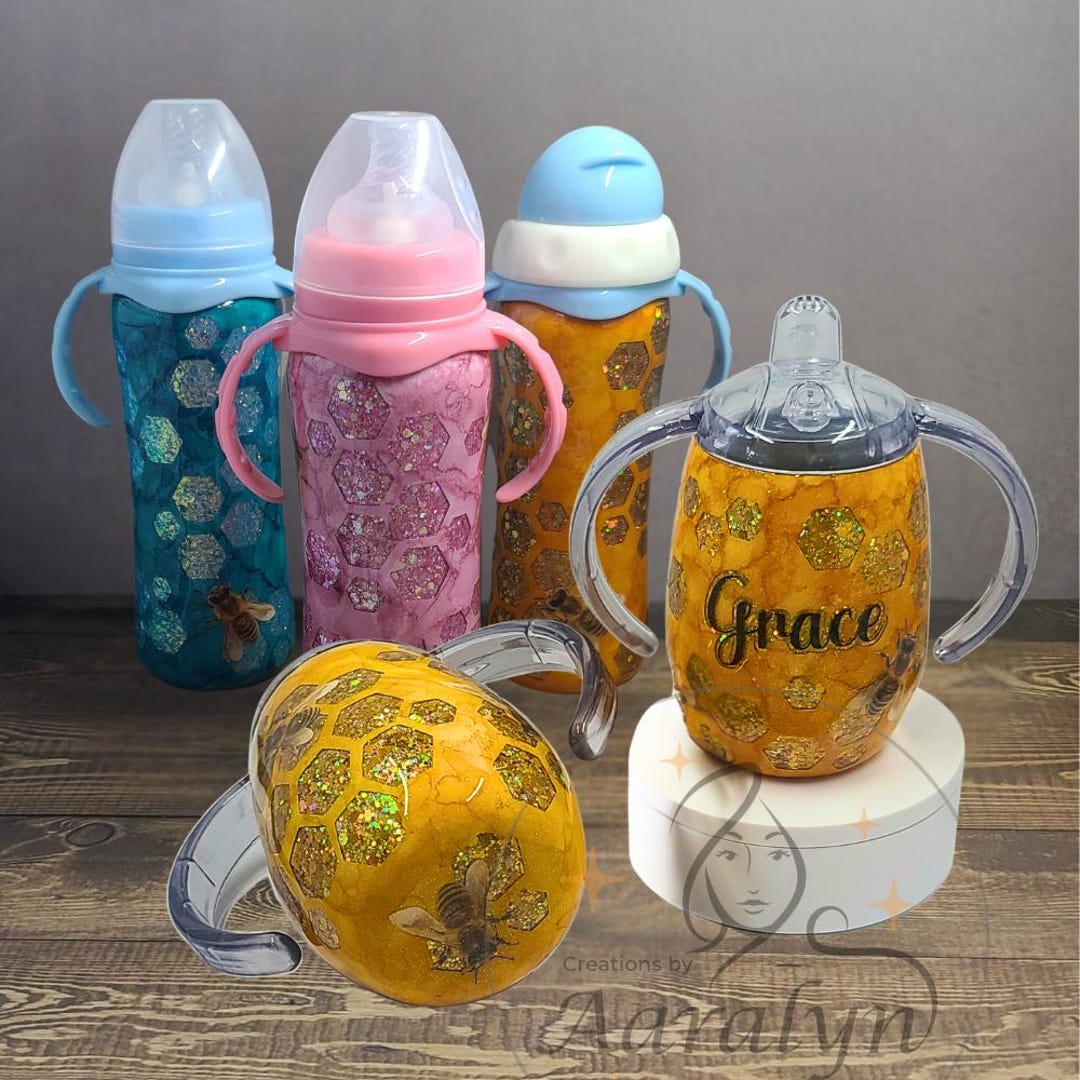 Honey Bee Sippy Cup/ Kids Cup/ Baby Bottle - Etsy