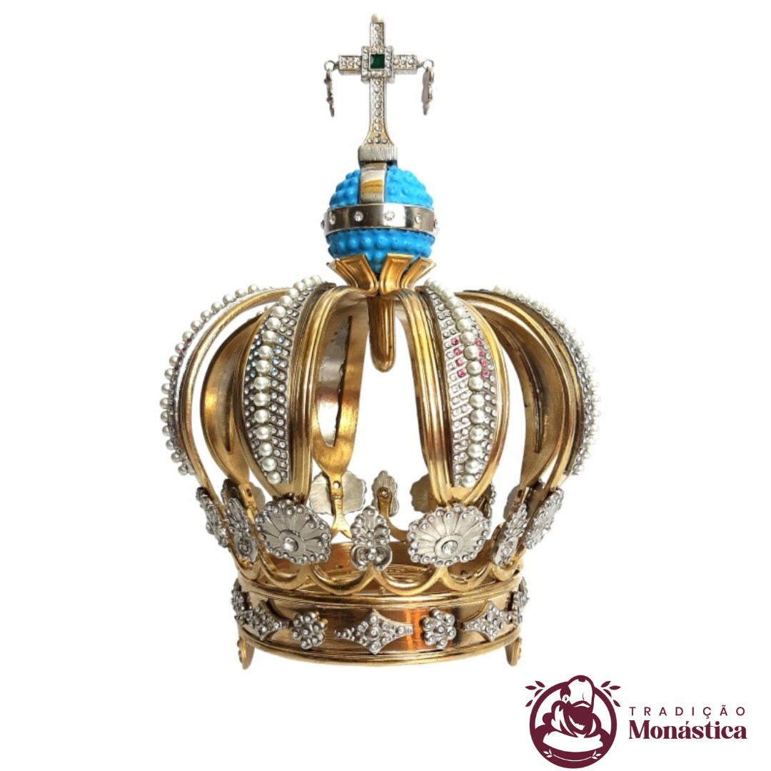 Crown for Sculpture of Our Lady of Fátima Measuring 60 Cm With Silver ...