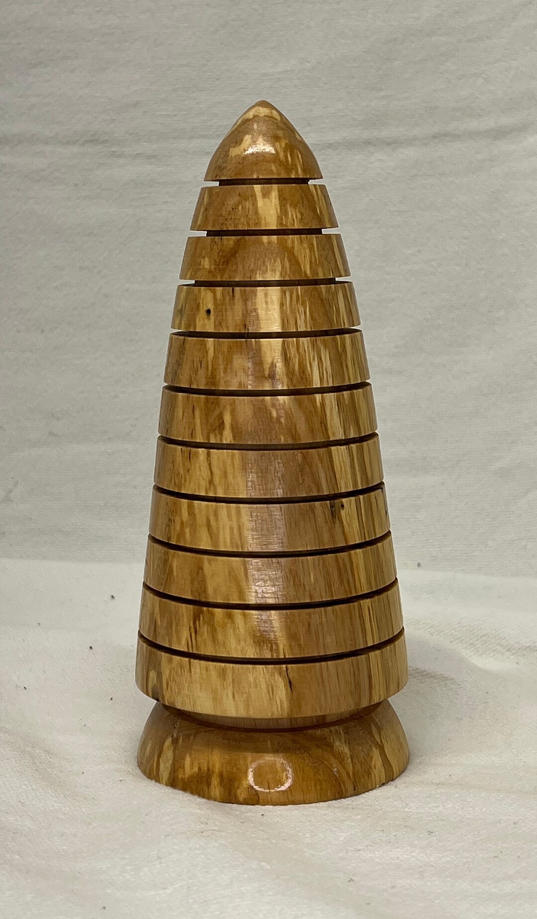 Hand Turned Wood Christmas Tree - Etsy