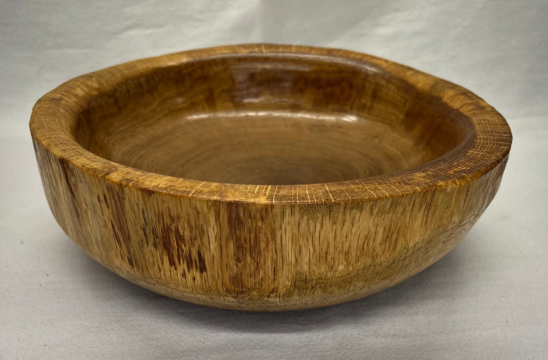 Natural Edge, Oak, End Grain Bowl - Etsy