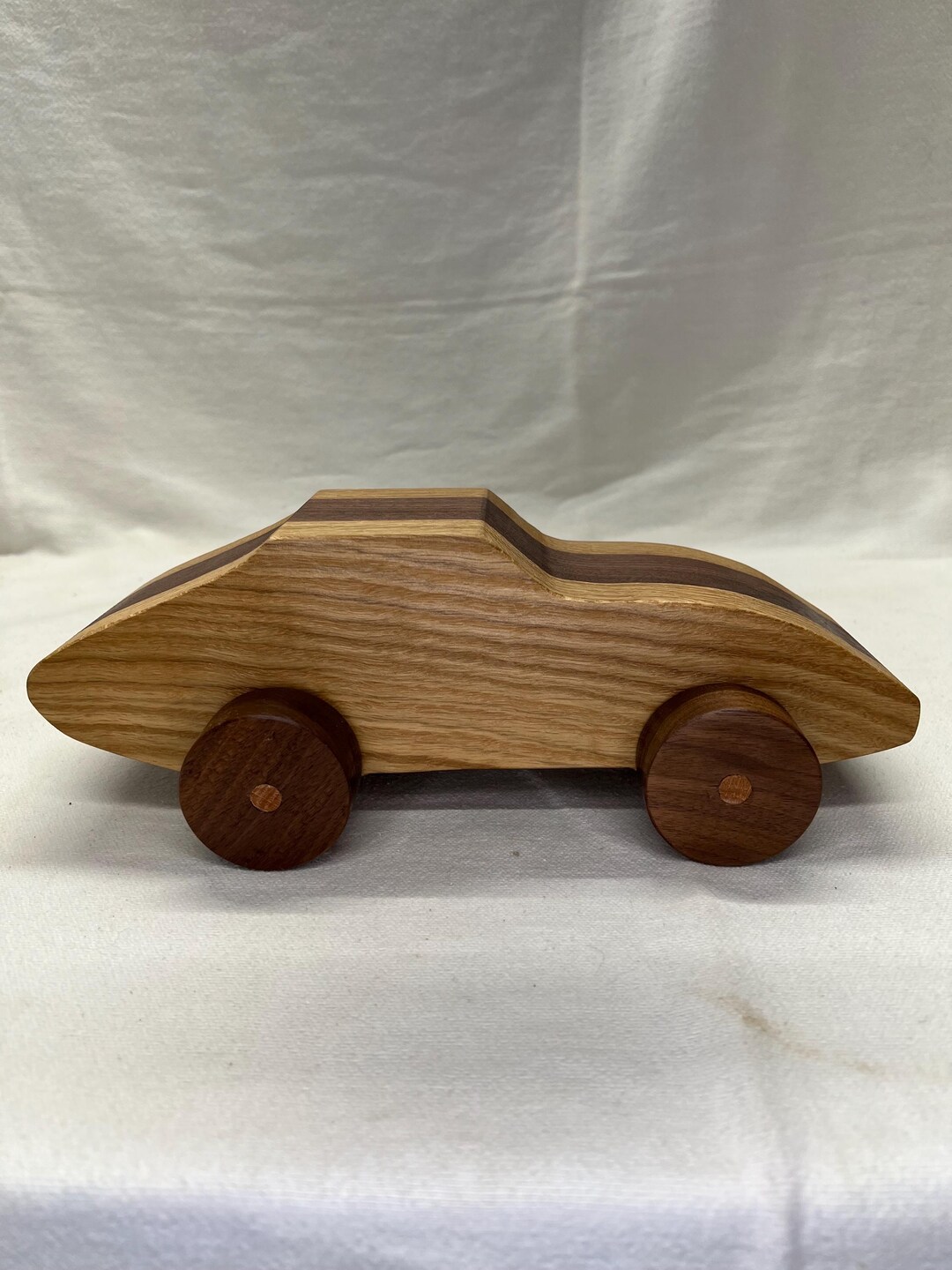 Toy Car - Oak and Walnut - Etsy