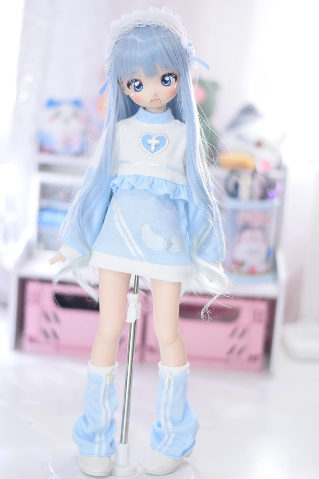 Clothes Only!! Tenshi Kaiwai Blue Version for Mdd/imomo Doll Chubby ...