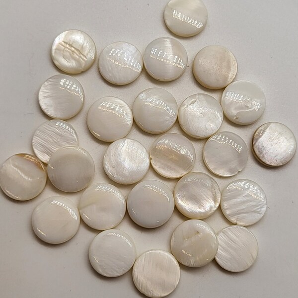 Flat Pearl Beads - Etsy