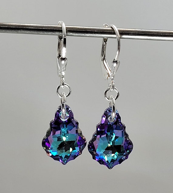 Vitrail light crystal earrings store