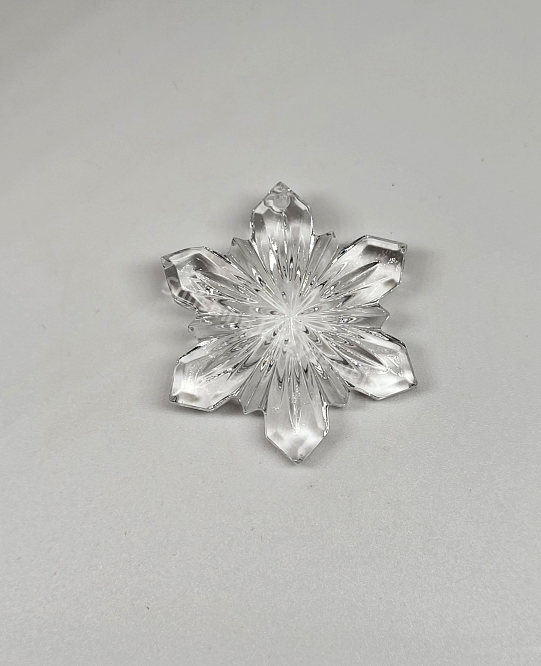 Vintage Swarovski Crystal Clear 28mm Snowflake 6743/3 Pendant Ornament ...