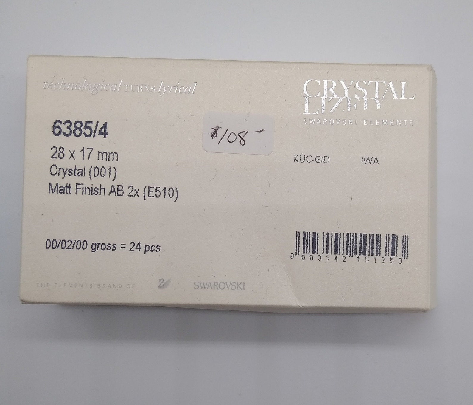 Swarovski Crystal Matte Finish AB2X 28mm Football 6385 Suncatcher ...