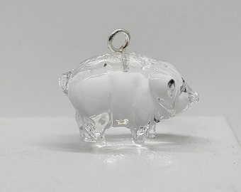 Clear Crystal Pig - Etsy