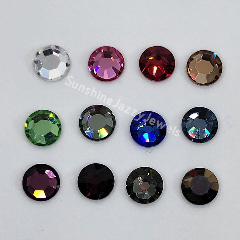 Flat Back Swarovski Crystals - Etsy