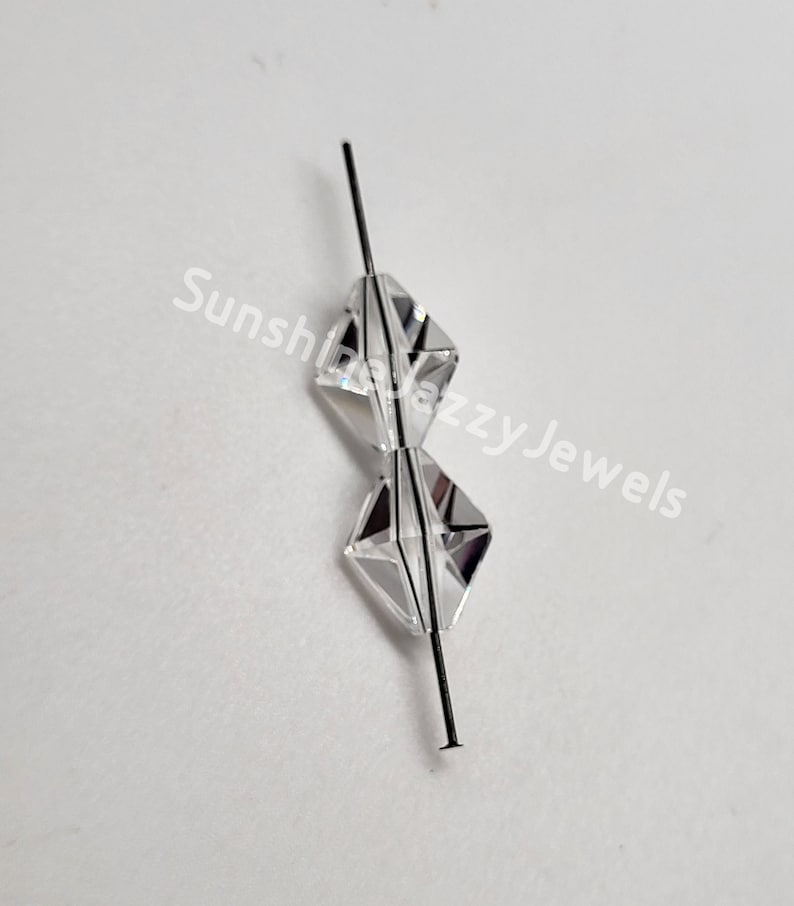 Swarovski Crystal Clear Diamond Bicone 5121 Beads; 3 Sizes: 8.5mm, 13mm ...