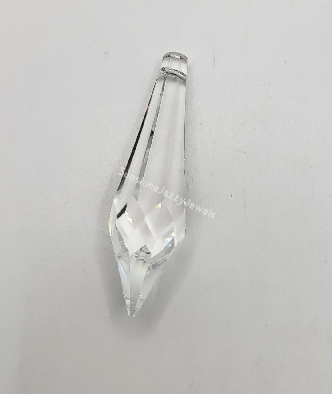 Swarovski Crystal Clear 50mm Icicle/ Teardrop 8611 Pendant/ Prism ...
