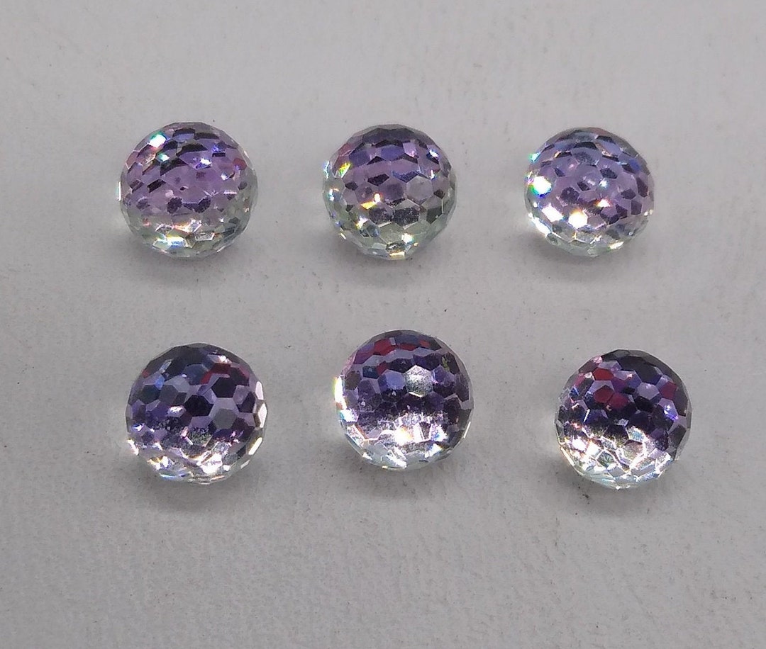 6pc Swarovski Crystal Vitrail Light 6mm Disco Ball 4861 Fancy Stone; 3/ ...