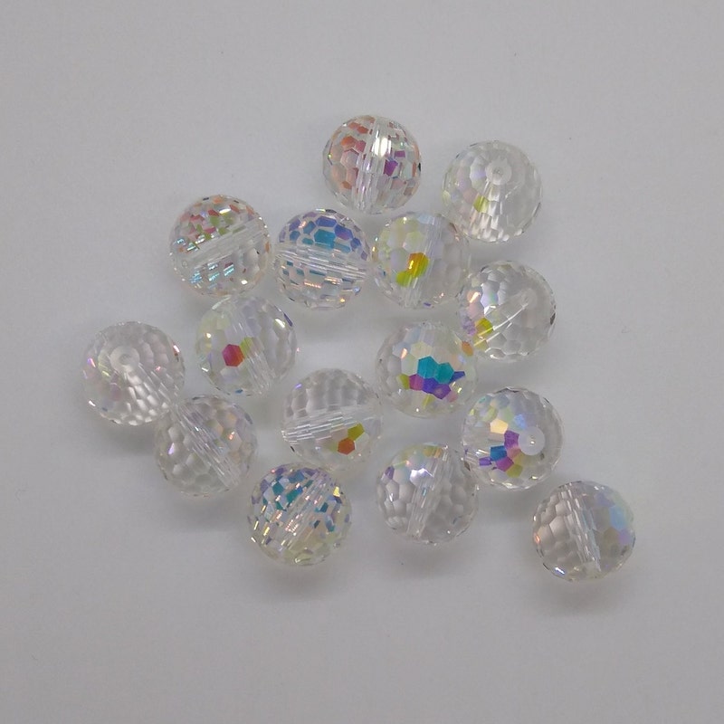 Large Round Crystal Ab Beads - Etsy