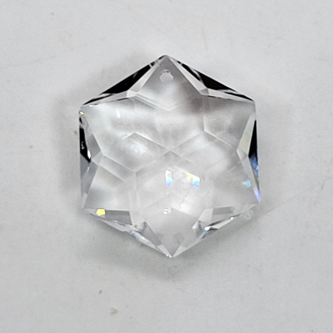 Swarovski Crystal Clearstar Hexagon 8135 Pendant/ Prism 5 Sizes Logo ...